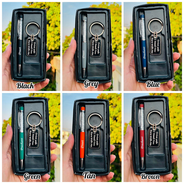 Customised Pen Keychain Combo – Gift Sugar